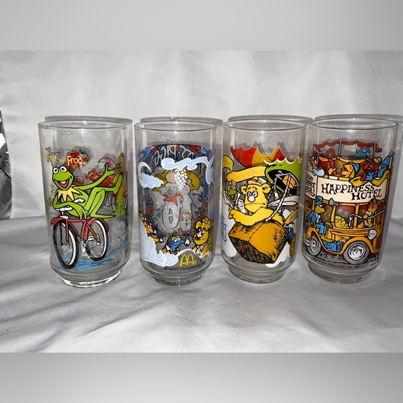 Muppets | Dining | Vtg Set Of 4 Mcdonalds The Great Muppet Caper ...